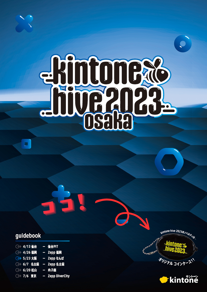 なんじゃコリャ！？ kintone hive 2023 ノベルティの謎に迫る！ | kintone hive online